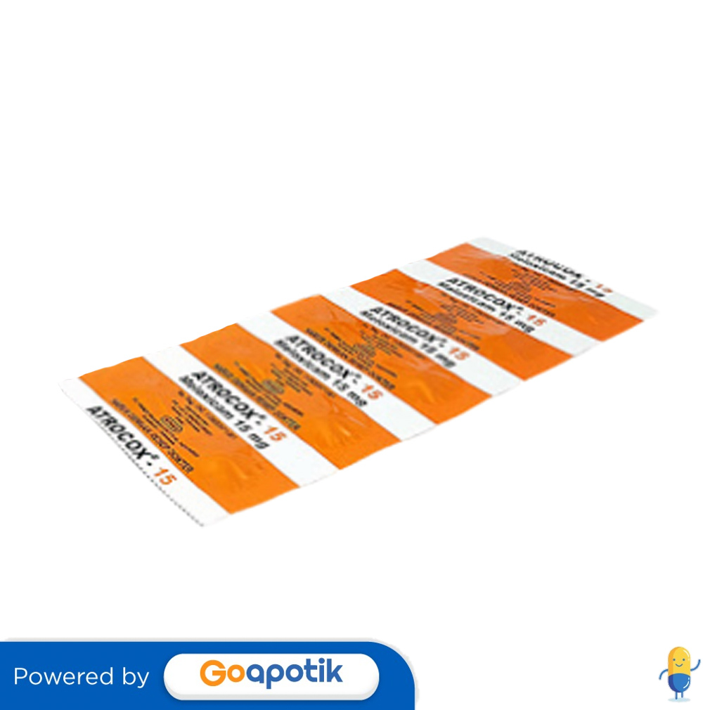 ATROCOX 15 MG TABLET - Kegunaan, Efek Samping, Dosis dan Aturan Pakai