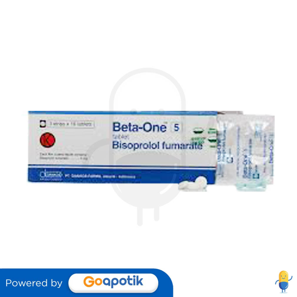 BETA ONE 5 MG BOX 30 TABLET - Kegunaan, Efek Samping, Dosis dan Aturan ... BETA ONE 5 MG BOX 30 TABLET - Kegunaan, Efek Samping, Dosis dan Aturan ...