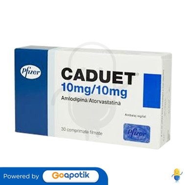 Ulasan Produk CADUET 10/10 MG BOX 30 TABLET