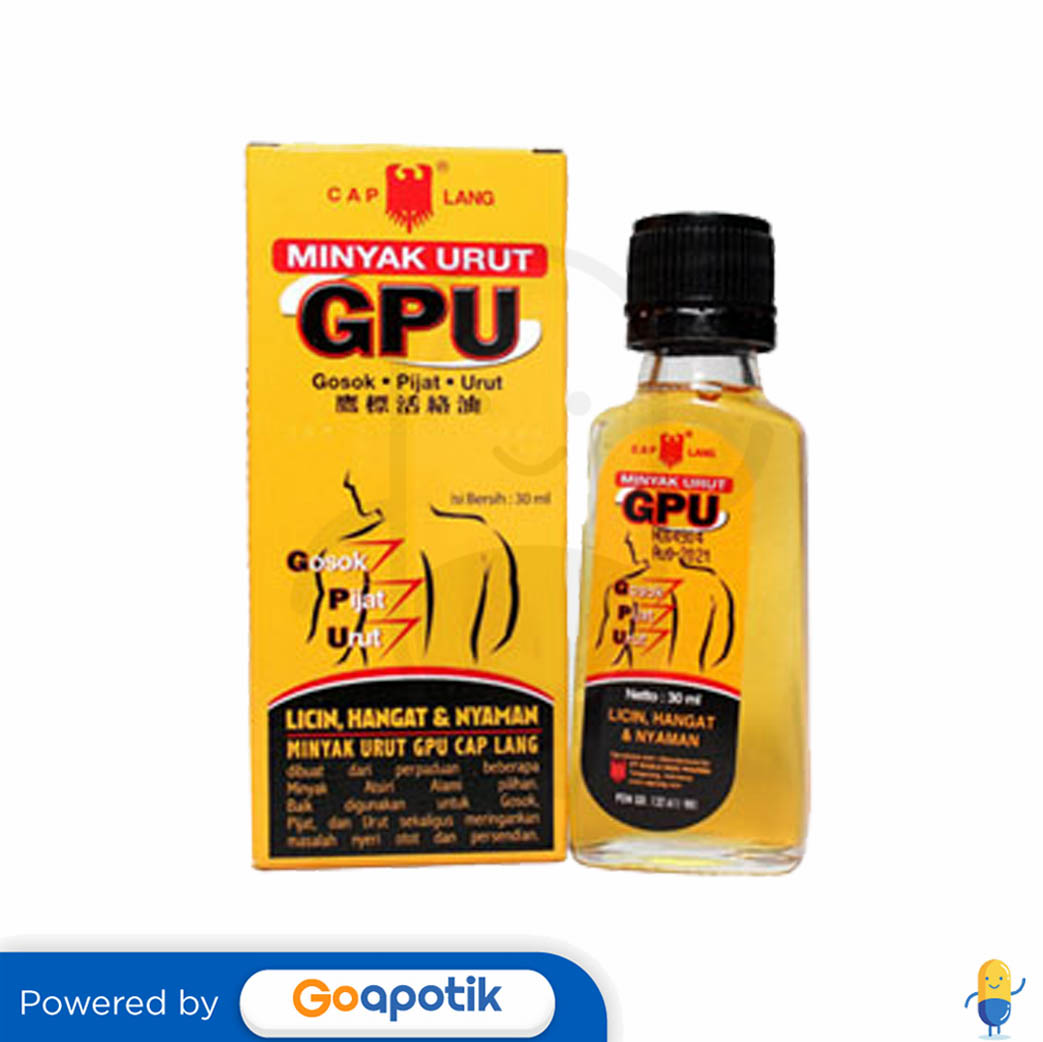 CAP LANG MINYAK URUT GPU 30 ML - Kegunaan, Efek Samping, Dosis dan ... CAP LANG MINYAK URUT GPU 30 ML - Kegunaan, Efek Samping, Dosis dan ...