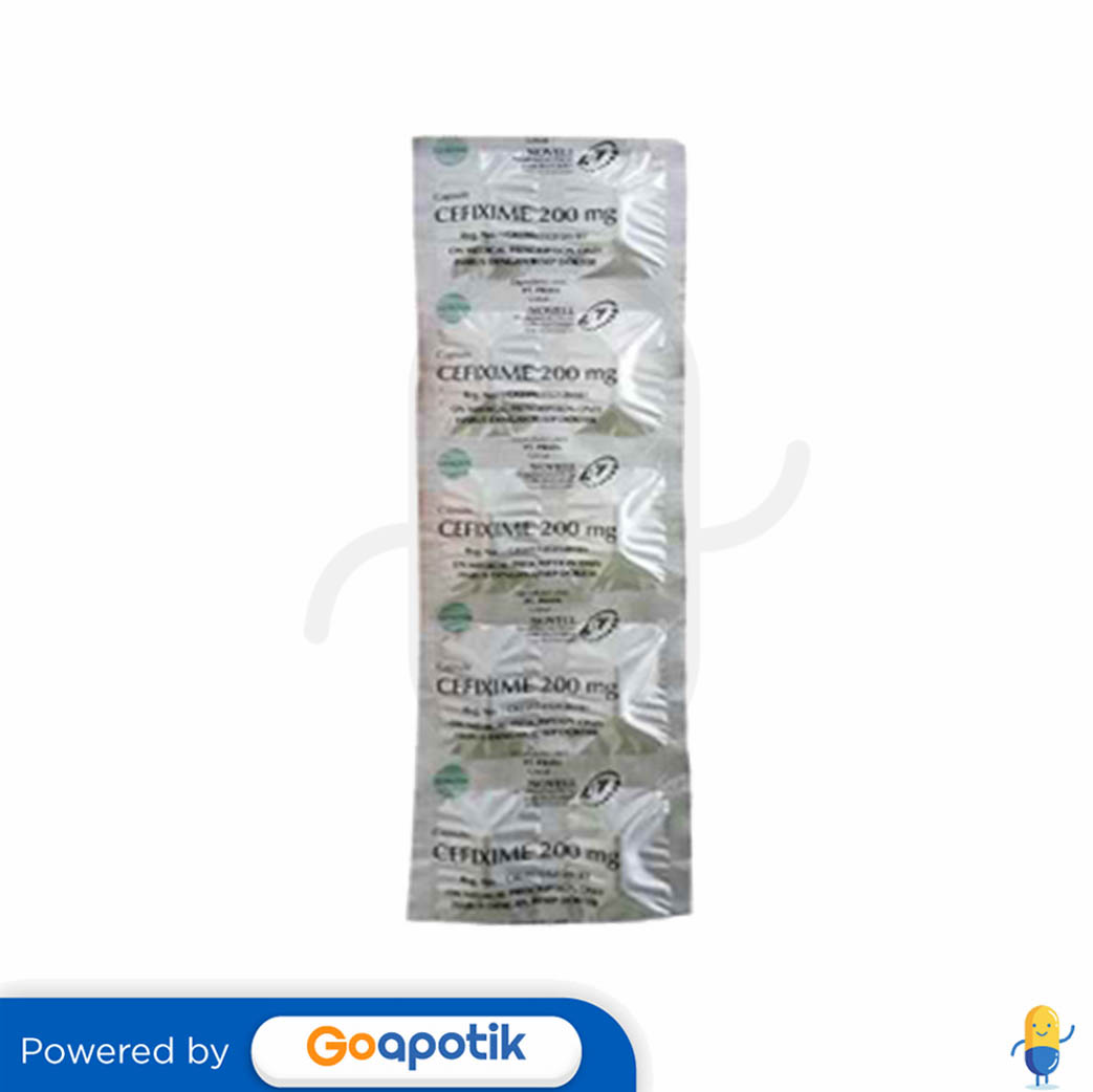 CEFIXIME NOVELL 200 MG KAPSUL - Kegunaan, Efek Samping, Dosis dan ... CEFIXIME NOVELL 200 MG KAPSUL - Kegunaan, Efek Samping, Dosis dan ...