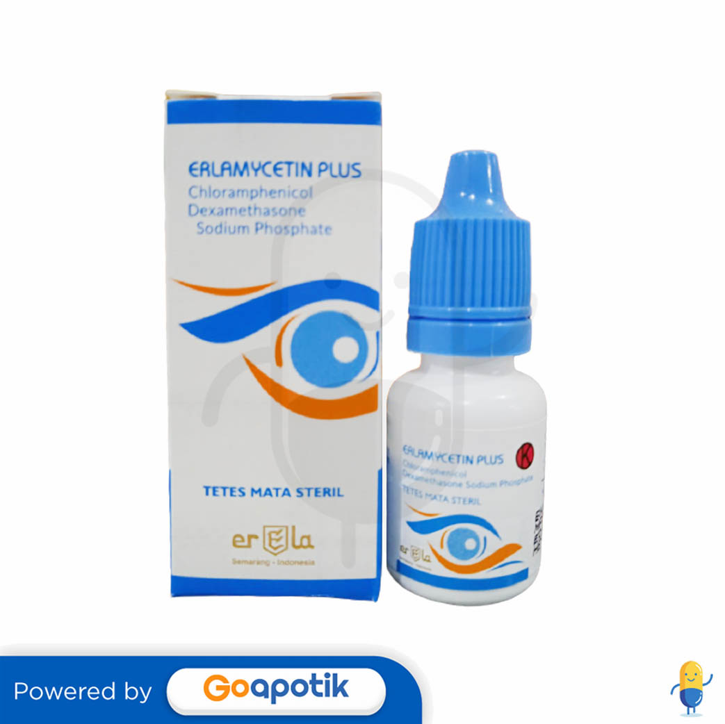 ERLAMYCETIN PLUS TETES MATA 5 ML DROPS Kegunaan Efek Samping Dosis ERLAMYCETIN PLUS TETES MATA 5 ML DROPS Kegunaan Efek Samping Dosis