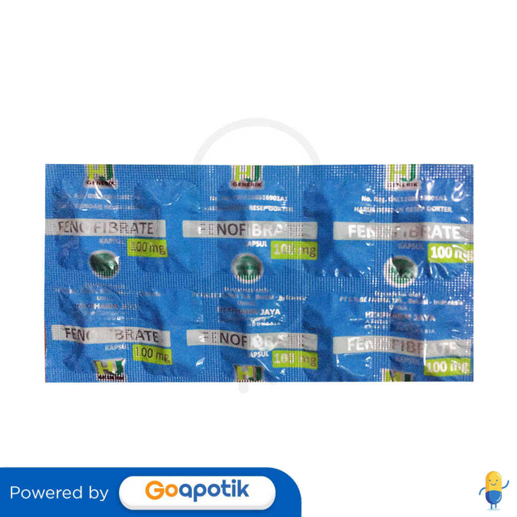 FENOFIBRATE HEXPHARM 100 MG STRIP 10 KAPSUL - Kegunaan, Efek Samping ... FENOFIBRATE HEXPHARM 100 MG STRIP 10 KAPSUL - Kegunaan, Efek Samping ...