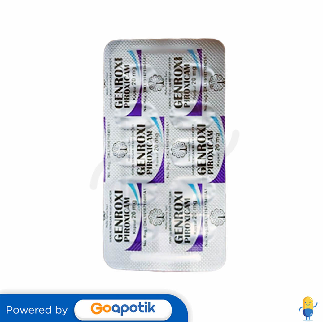GENROXI 20 MG STRIP 10 KAPSUL - Kegunaan, Efek Samping, Dosis dan ...