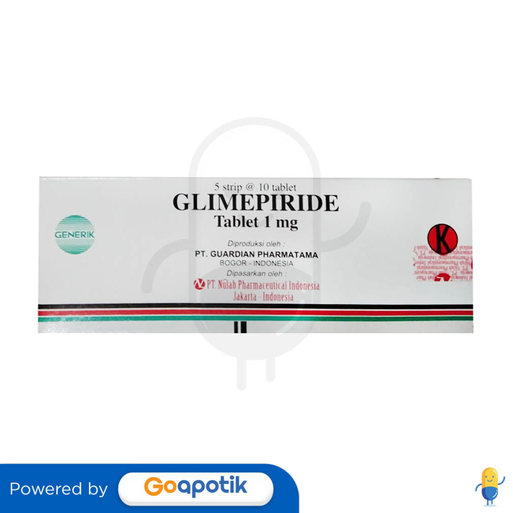 Ulasan Produk GLIMEPIRIDE GUARDIAN 1 MG BOX 50 TABLET