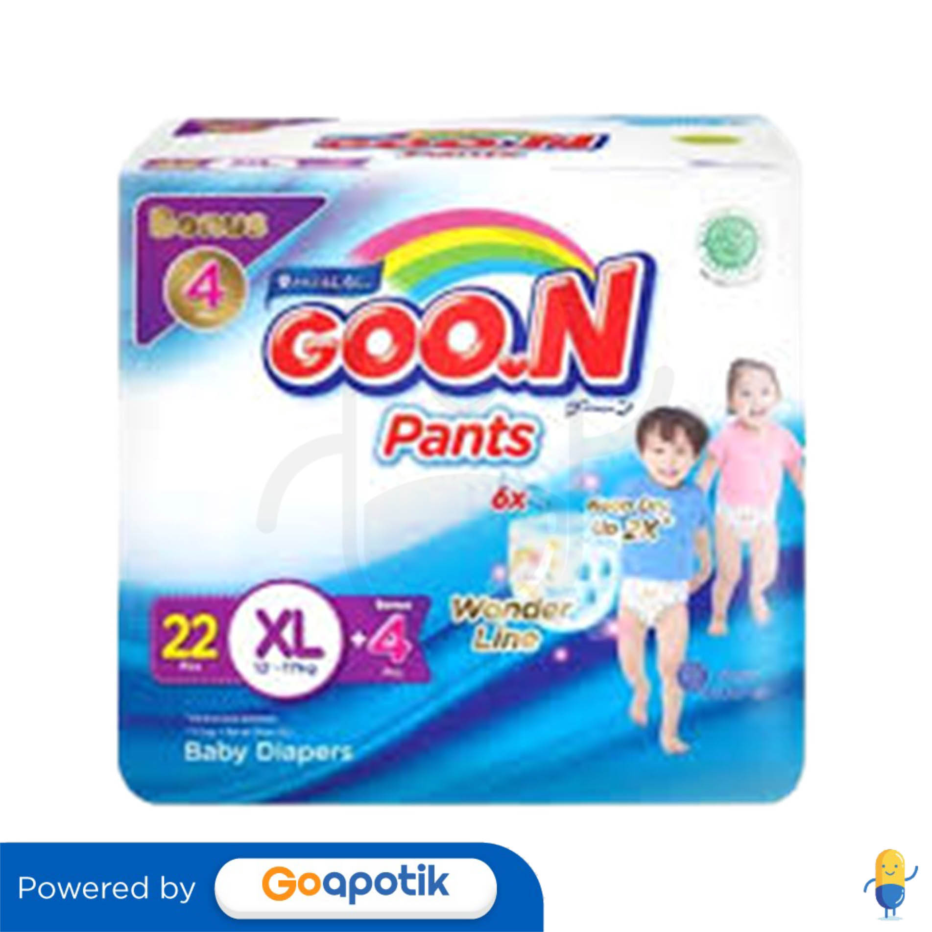 Ulasan Produk GOON EXCELLENT SOFT ACTIVE AND FUN POPOK CELANA UKURAN XL 22