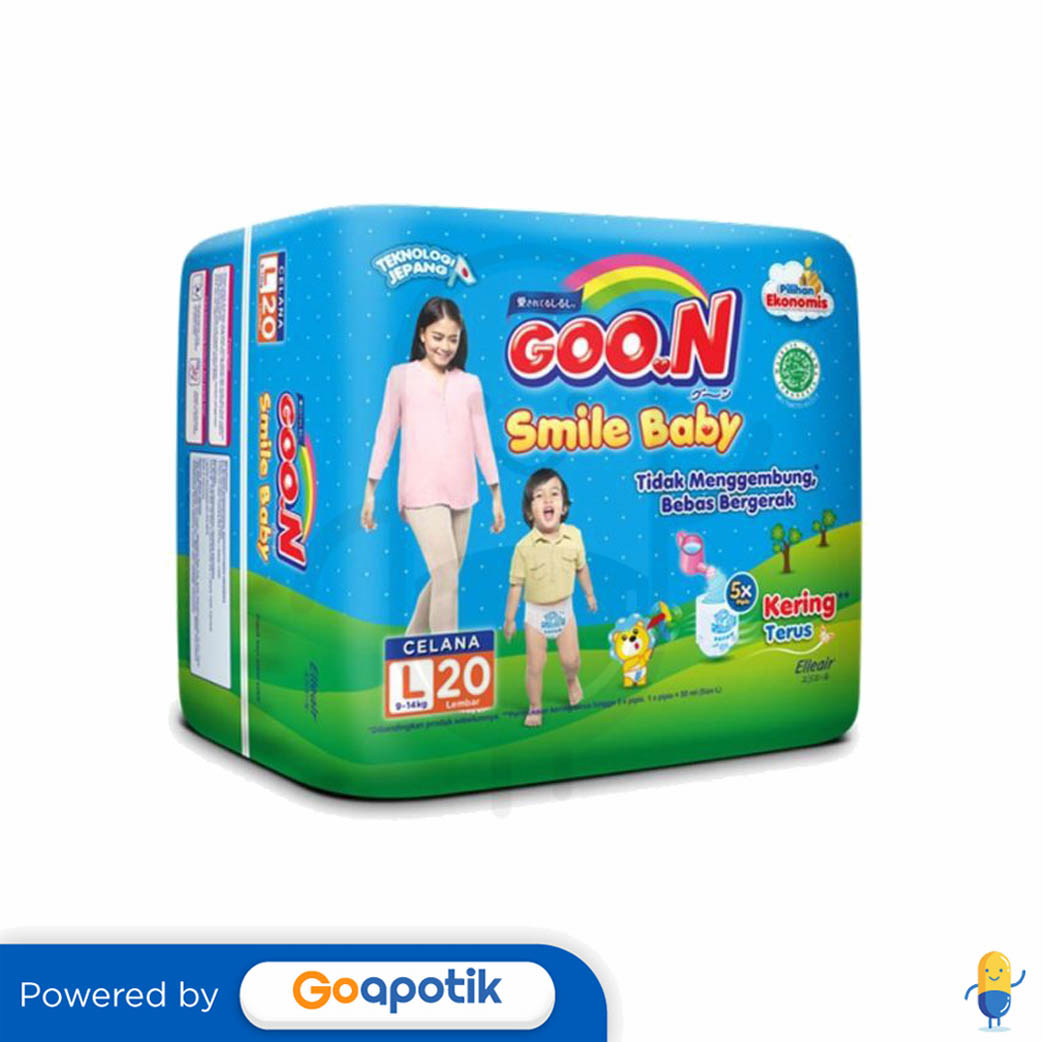 GOON SMILE BABY POPOK CELANA UKURAN L 20 - Kegunaan, Efek Samping ...