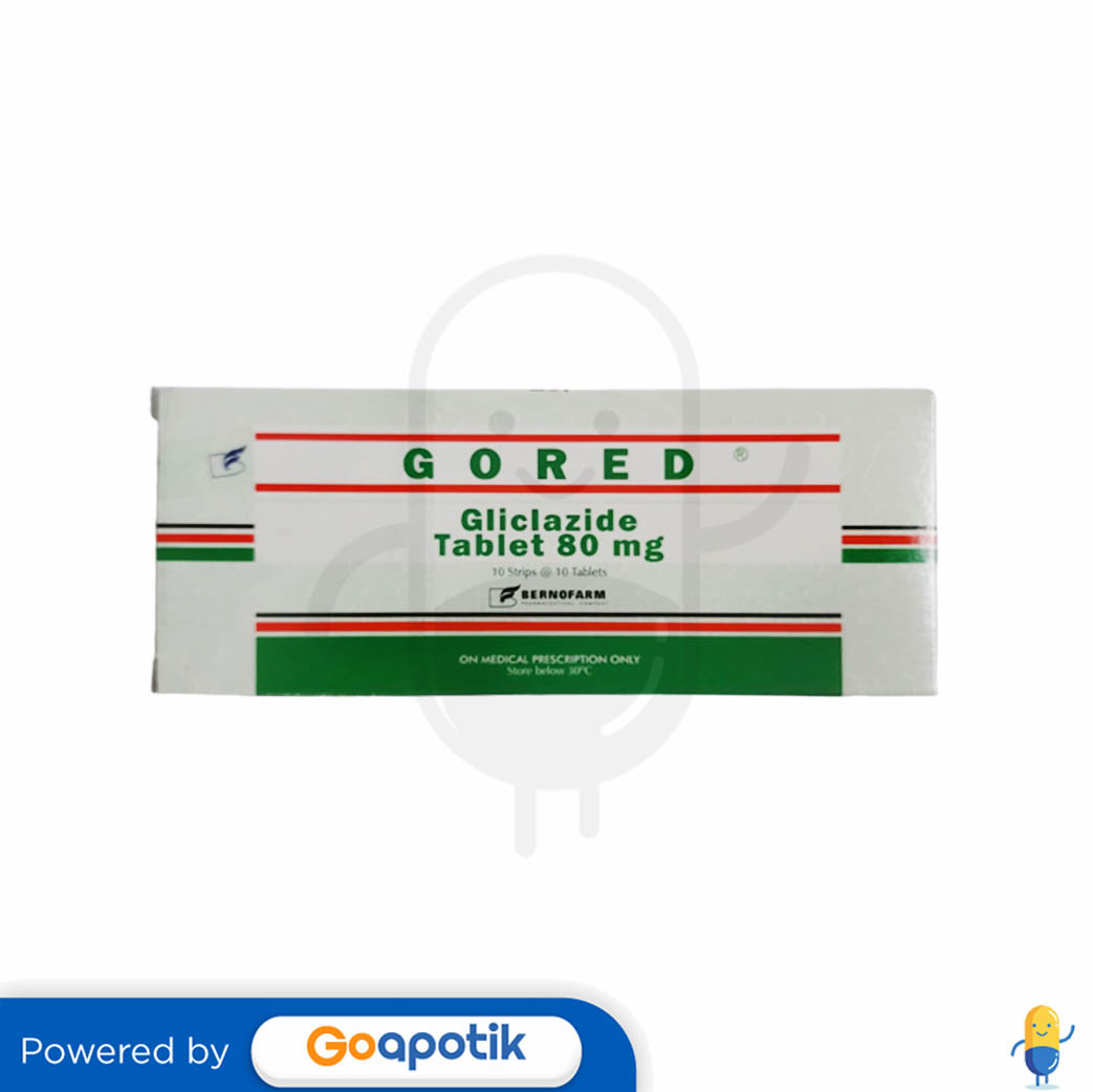 GORED 80 MG BOX 100 TABLET - Kegunaan, Efek Samping, Dosis dan Aturan Pakai