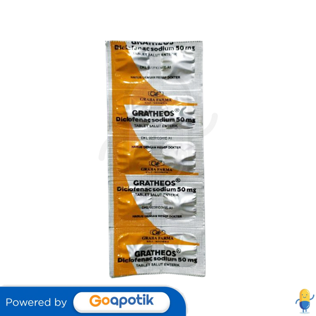 GRATHEOS 50 MG STRIP 10 TABLET - Kegunaan, Efek Samping, Dosis dan ...