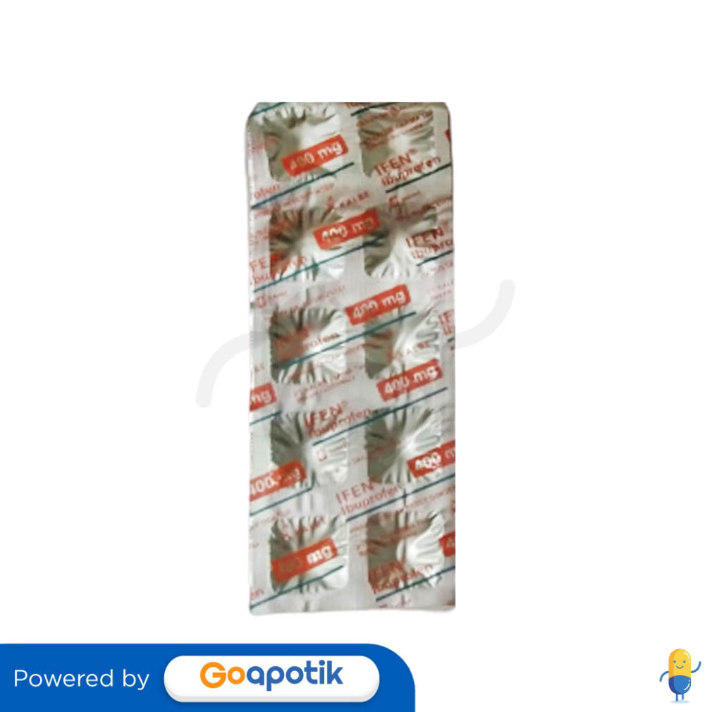 IFEN 400 MG STRIP 10 TABLET - Kegunaan, Efek Samping, Dosis dan Aturan ...