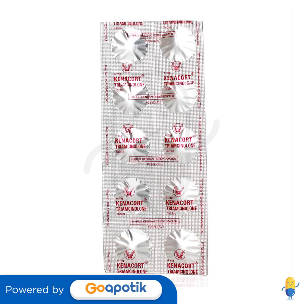Ulasan Produk KENACORT 4 MG STRIP 10 TABLET