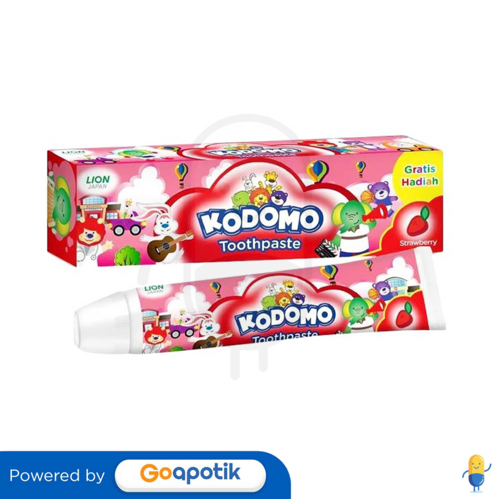 KODOMO PASTA GIGI STRAWBERRY 45 GRAM TUBE Kegunaan Efek Samping 
