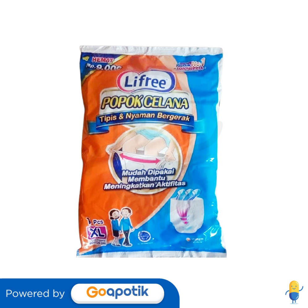 LIFREE POPOK CELANA DEWASA UKURAN XL 1 - Kegunaan, Efek Samping, Dosis ... LIFREE POPOK CELANA DEWASA UKURAN XL 1 - Kegunaan, Efek Samping, Dosis ...
