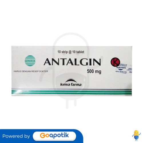 Kegunaan Obat Antalgin - Homecare24