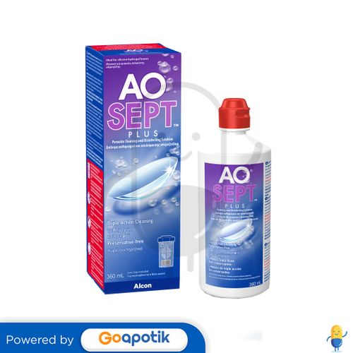 AOSEPT PLUS 360 ML BOTOL - Kegunaan, Efek Samping, Dosis dan Aturan Pakai