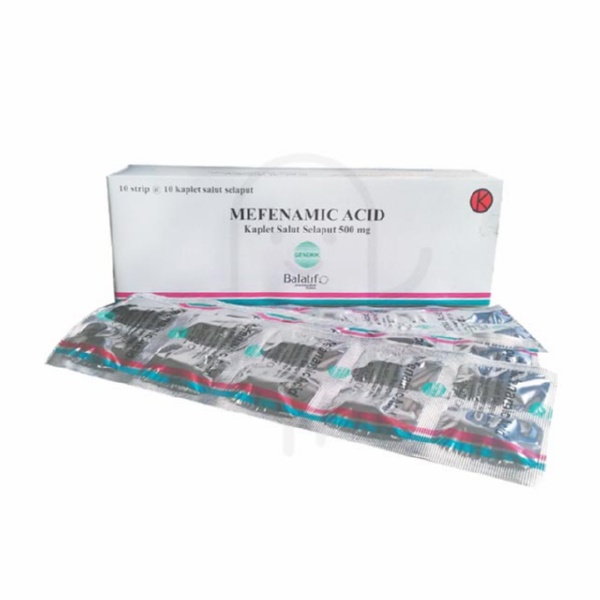 MEFENAMIC ACID BALATIF 500 MG STRIP 10 KAPLET - Kegunaan, Efek Samping ...