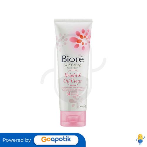 BIORE SKIN CARING FACIAL FOAM BRIGHT DAN OIL CLEAR 40 GRAM TUBE ...