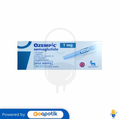OZEMPIC ONCE WEEKLY 1 MG/DOSE BOX 1 PEN + 4 DISPOSABLE NEEDLE ...
