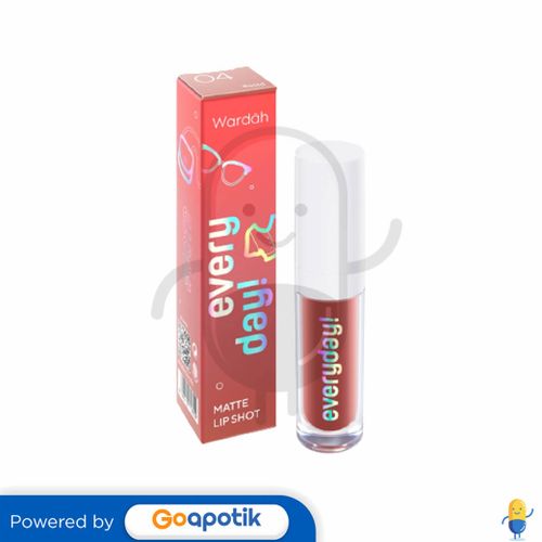 WARDAH EVERYDAY MATTE LIP SHOT 04 OOTD 1.8 GRAM - Kegunaan, Efek Samping, Dosis dan Aturan Pakai