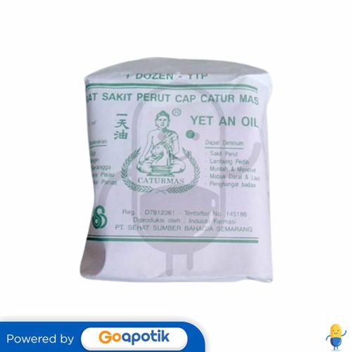 YET AN OIL CAP CATUR MAS 2 ML PACK 10 BOTOL - Kegunaan, Efek Samping ...