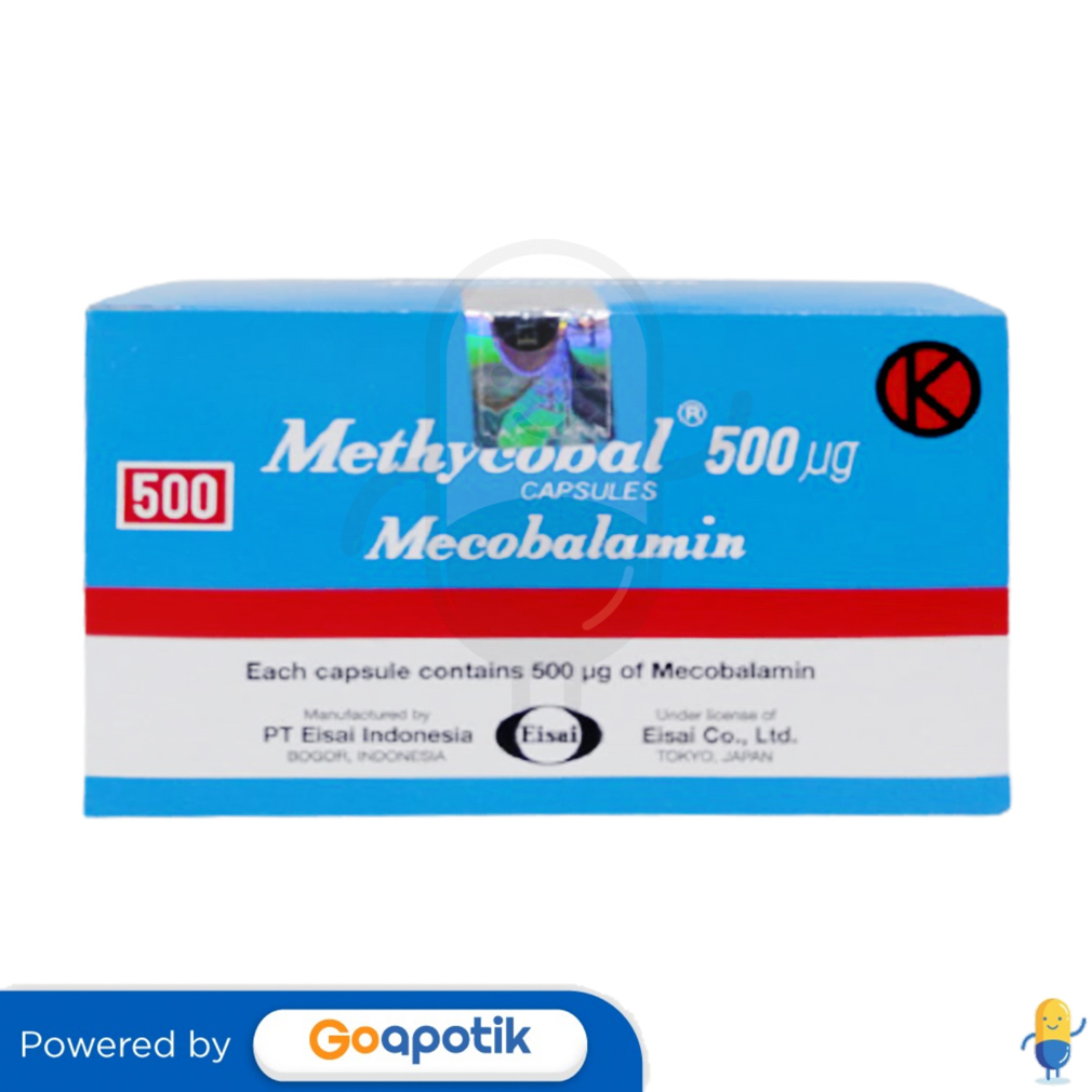 METHYCOBAL 500 MCG BOX 100 KAPSUL - Kegunaan, Efek Samping, Dosis dan ... METHYCOBAL 500 MCG BOX 100 KAPSUL - Kegunaan, Efek Samping, Dosis dan ...