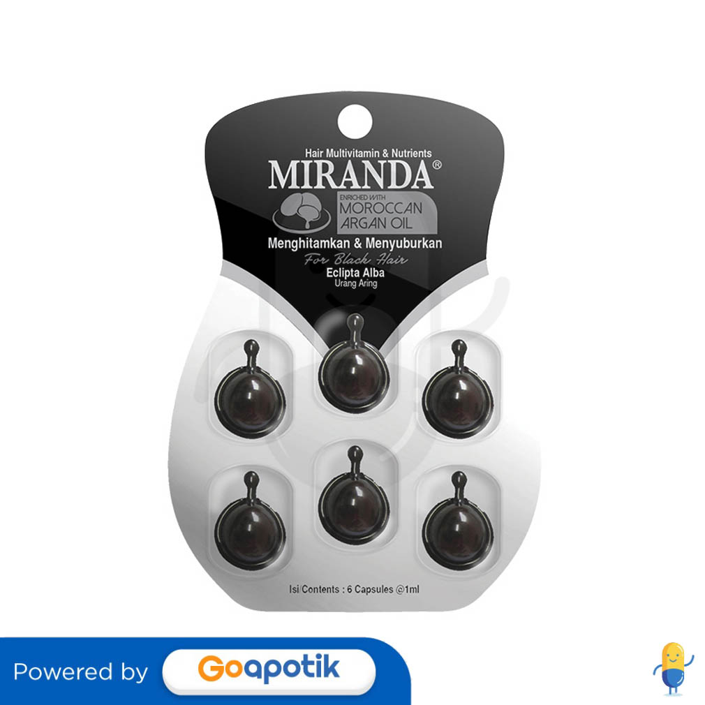 Ulasan Produk MIRANDA HAIR MULTIVITAMIN & NUTRIENTS ECLIPTA ALBA ...