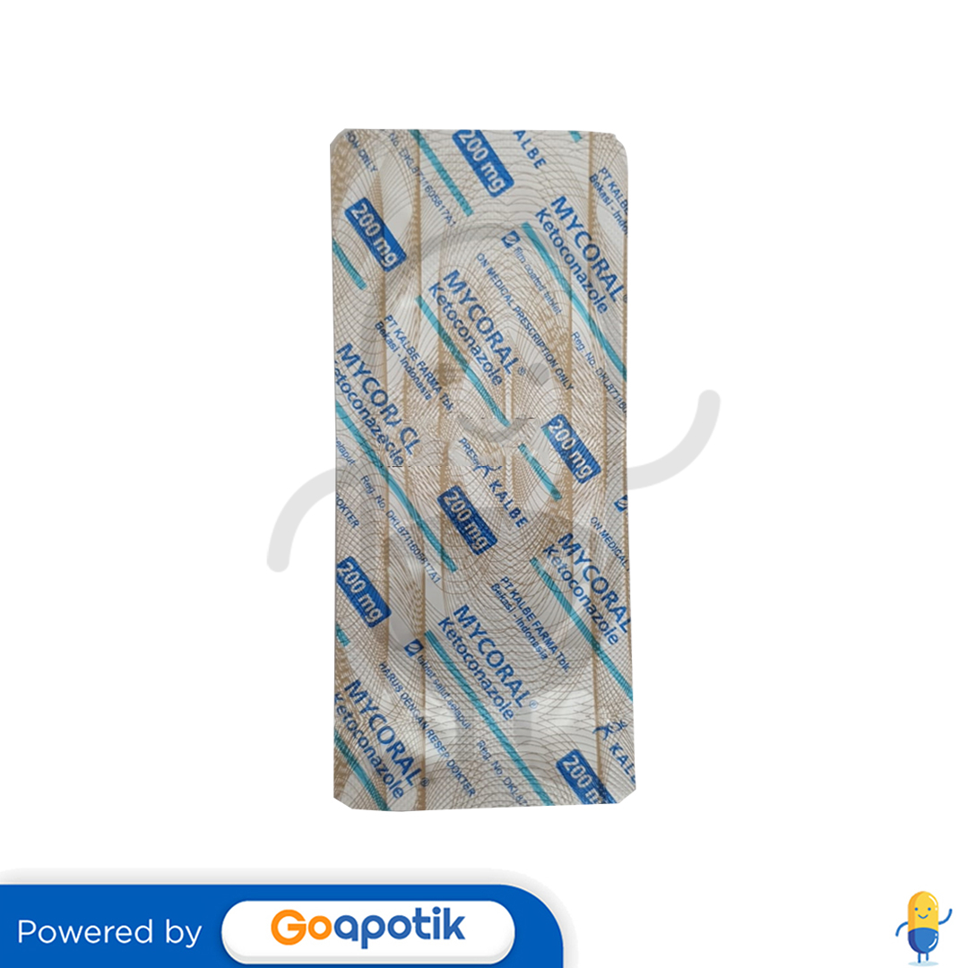 MYCORAL 200 MG BLISTER 10 TABLET - Kegunaan, Efek Samping, Dosis dan ...
