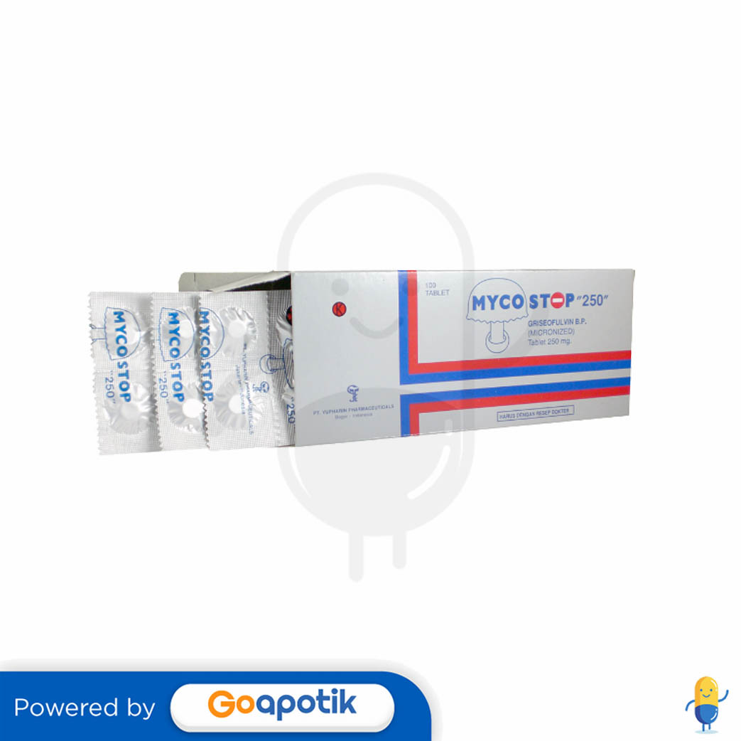Ulasan Produk MYCOSTOP 250 MG BOX 100 TABLET