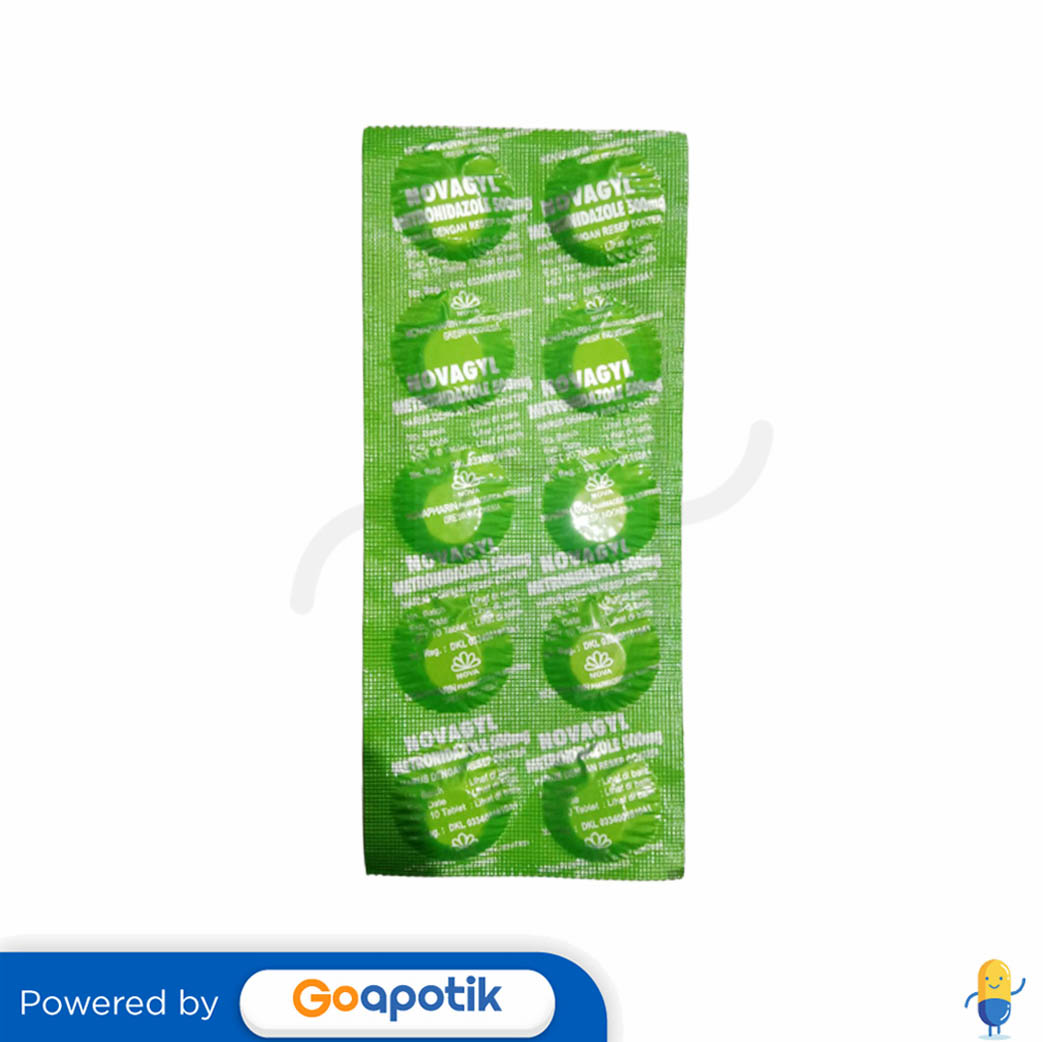 NOVAGYL 500 MG STRIP 10 TABLET - Kegunaan, Efek Samping, Dosis dan ...