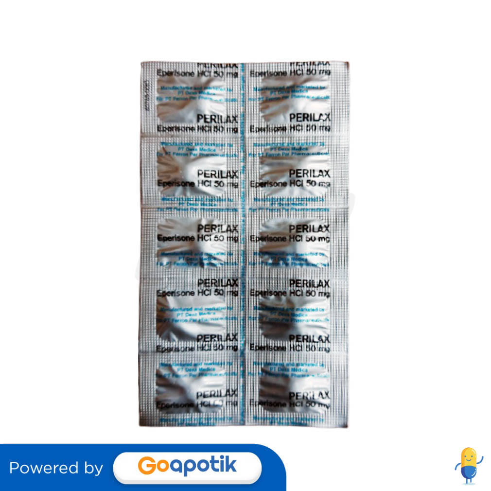 PERILAX 50 MG TABLET - Kegunaan, Efek Samping, Dosis dan Aturan Pakai