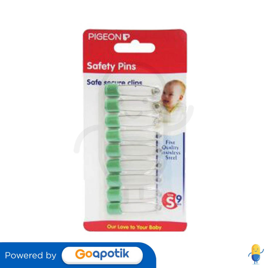 Ulasan Produk PIGEON SAFETY PIN UKURAN S PACK 9 PCS GREEN