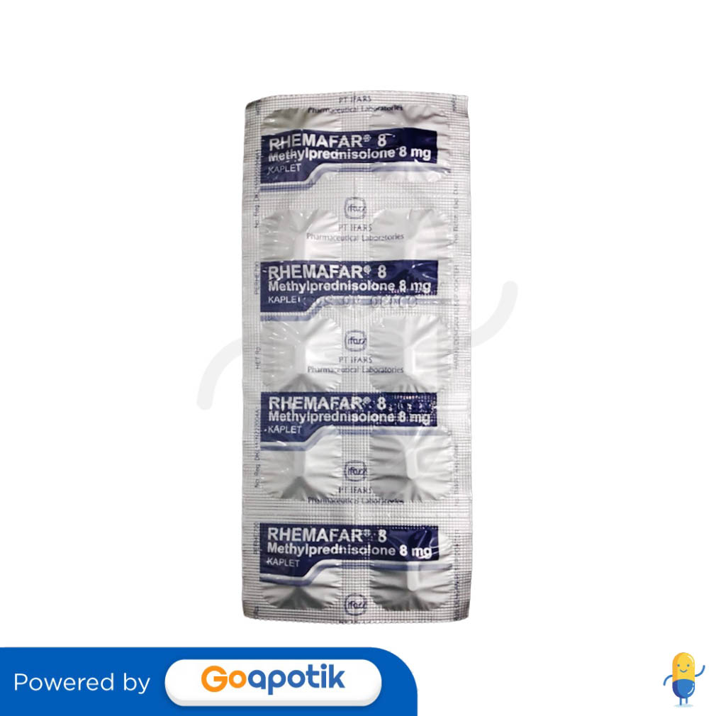 Ulasan Produk RHEMAFAR 8 MG STRIP 10 KAPLET