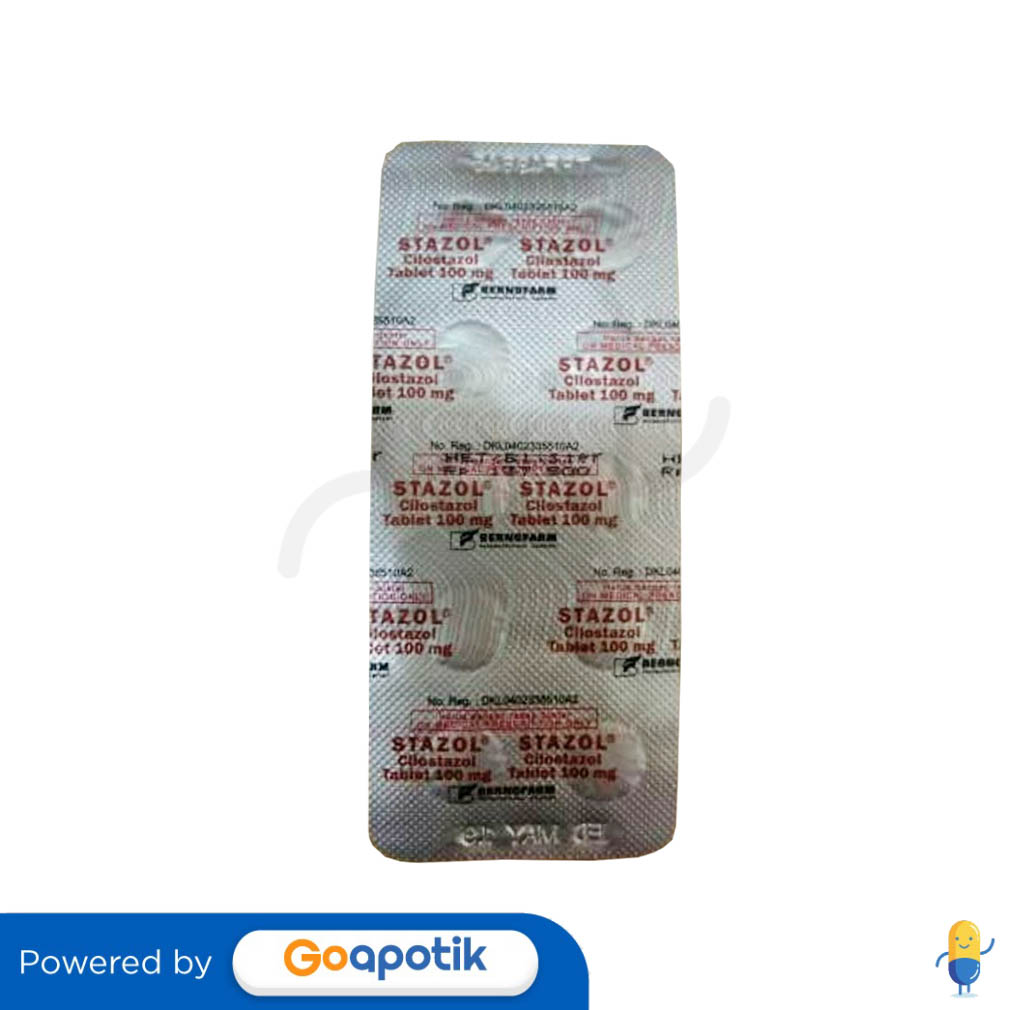 Ulasan Produk STAZOL 100 MG TABLET
