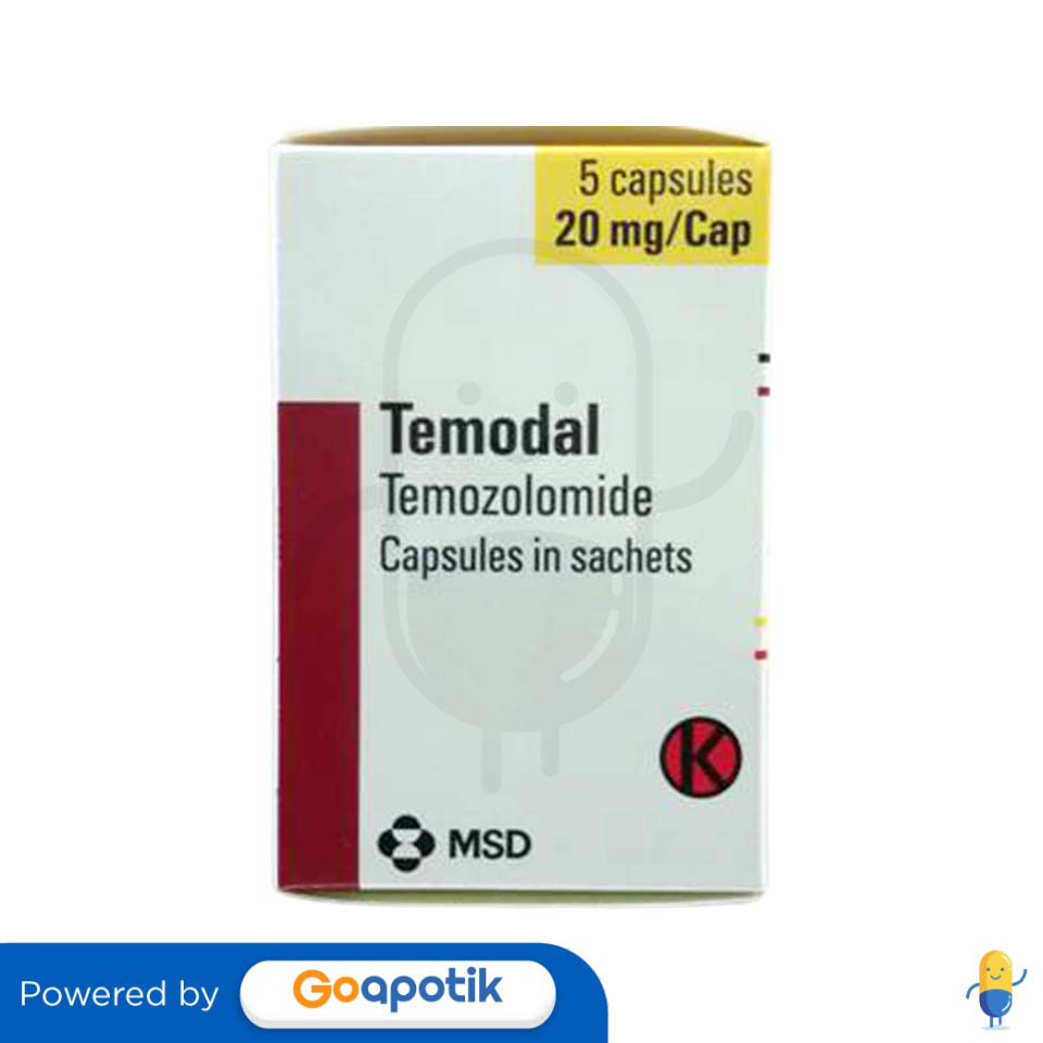 Ulasan Produk TEMODAL 20 MG BOX 5 KAPSUL
