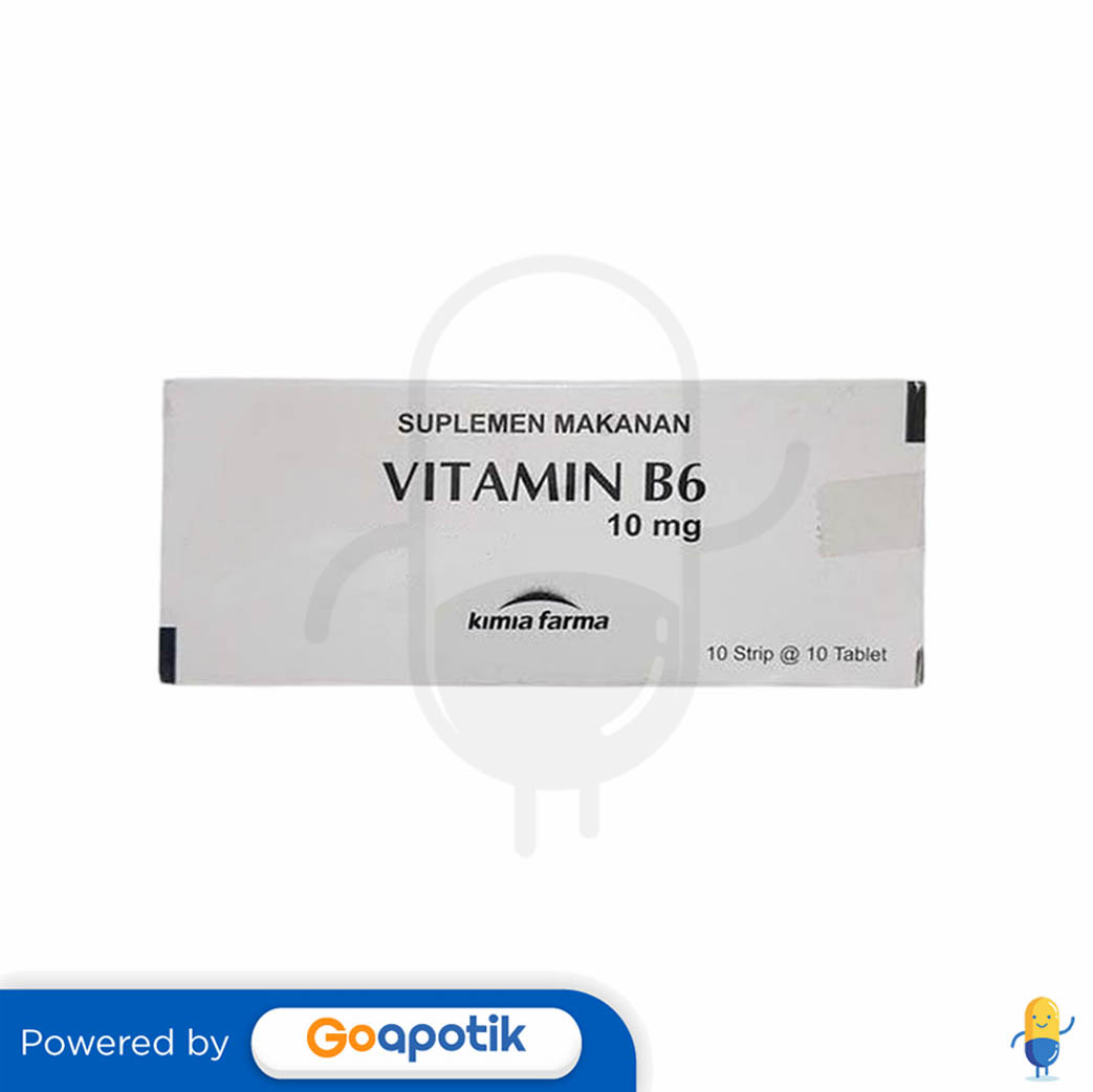 Vitamin B6 Kimia Farma 10 Mg Box 100 Tablet Kegunaan Efek Samping
